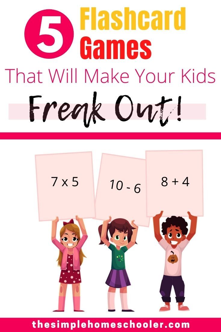 5 Super Fun Flashcard Games for Kids! - The Simple Homeschooler