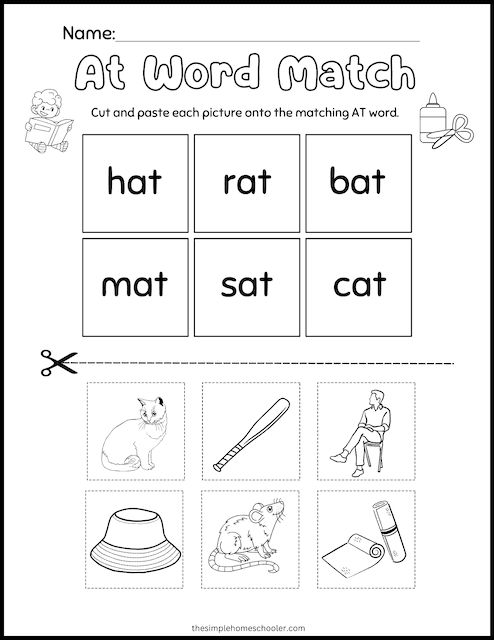 Word Family At Worksheet