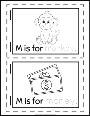15+ Letter M Worksheets: Free & Easy Print! - The Simple Homeschooler
