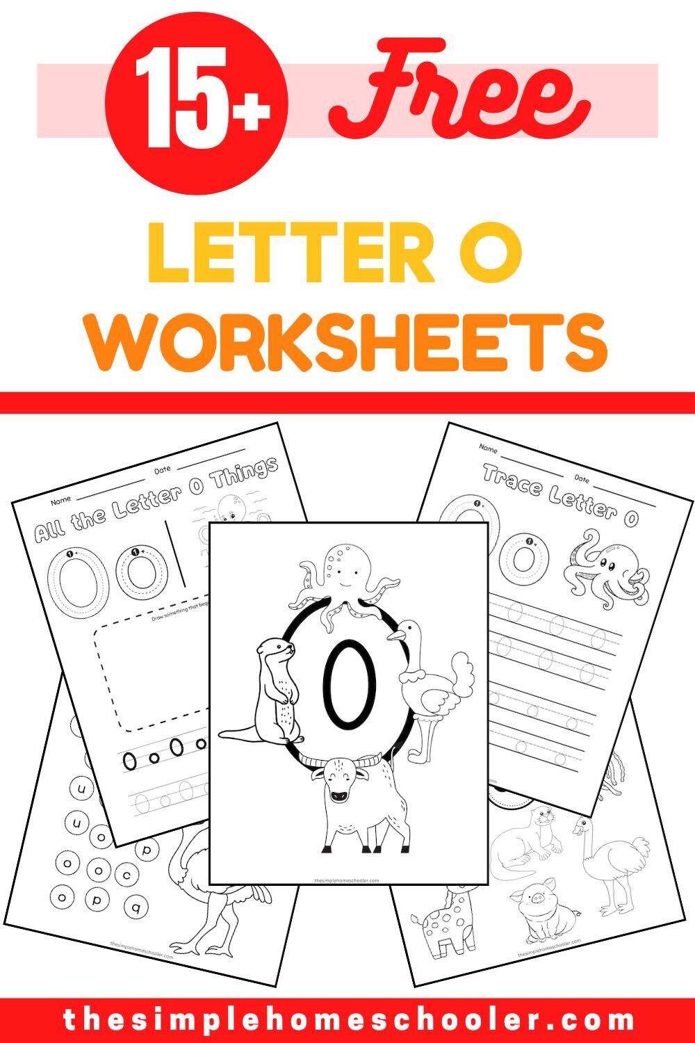 15+ Letter O Printables: Free & Easy Print! - The Simple Homeschooler