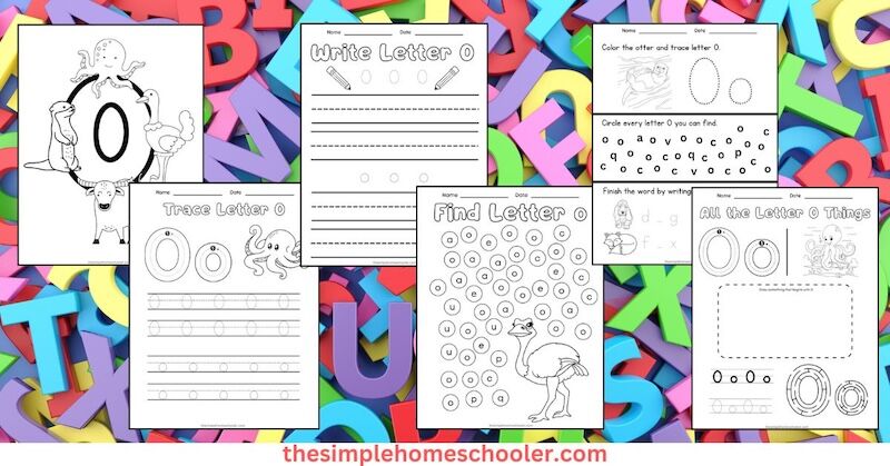 15+ Letter O Printables: Free & Easy Print! - The Simple Homeschooler