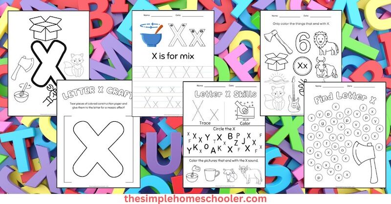 Letter X Craft Free