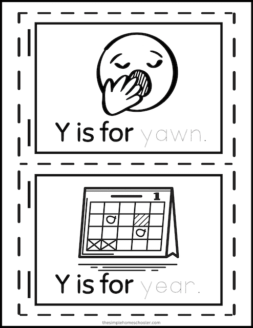 15+ Letter Y Worksheets: Free & Easy Print! - The Simple Homeschooler
