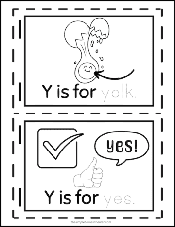 15+ Letter Y Worksheets: Free & Easy Print! - The Simple Homeschooler