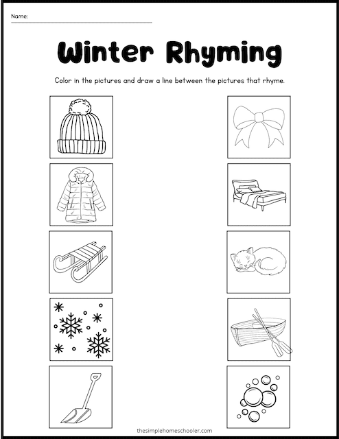 Free Winter Worksheets Snow Archives Preschool Mom