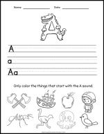 15+ Free Letter A Worksheets: Easy Print! - The Simple Homeschooler