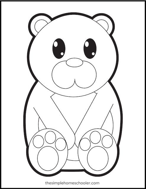 fur coloring page