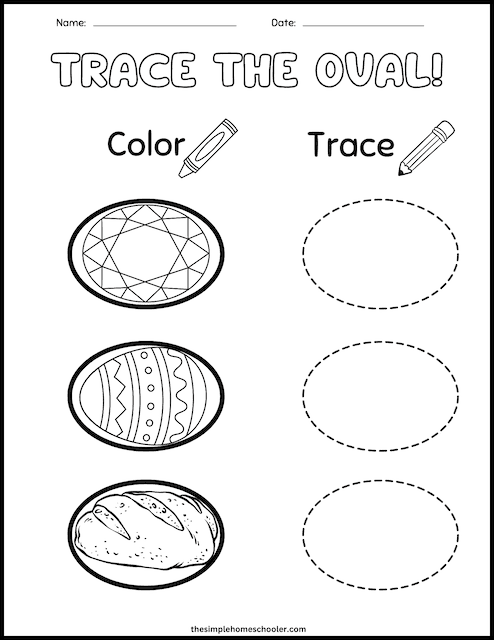 18 Free Tracing Shapes Worksheets For Preschoolers - The Simple ...