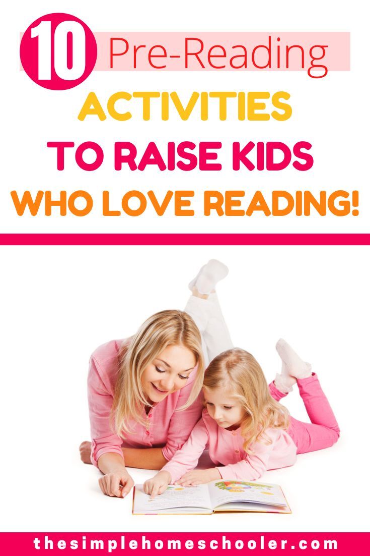 Pre-Reading Activities That Help Kids Love Reading! - The Simple ...