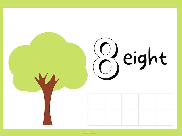 Best Free Printable Playdough Number Mats For Learning 1-10! - The ...