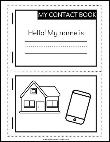 Free Awesome Address & Phone Number Worksheets: Easy Print! - The ...