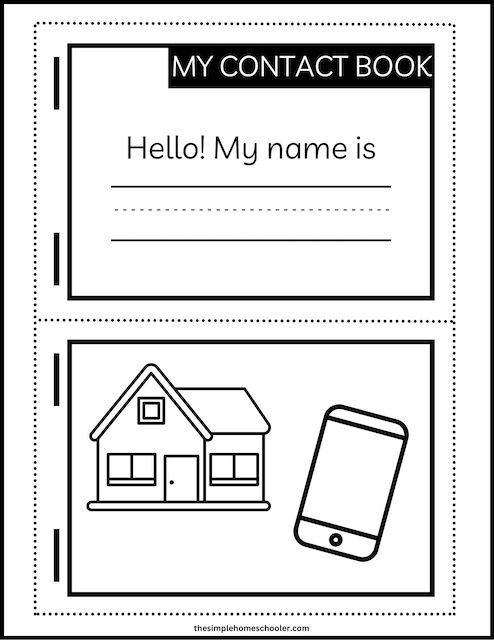 Free Awesome Address & Phone Number Worksheets: Easy Print! - The ...