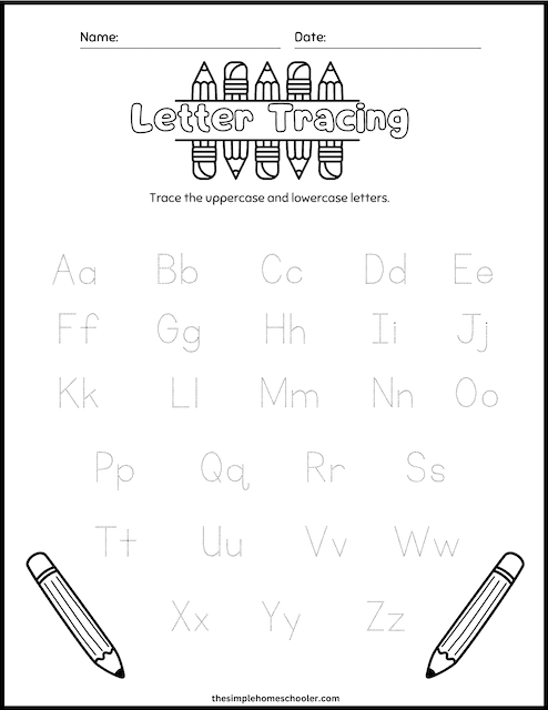 Small Abc Tracing Worksheets