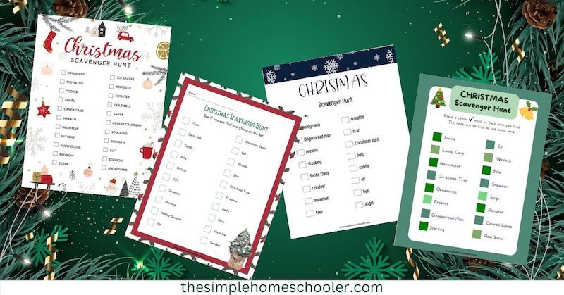 The 4 Best Christmas Scavenger Hunt Printables! - The Simple Homeschooler