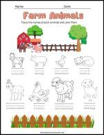 15 Fantastic Farm Animal Worksheets: Free & Easy Print! - The Simple ...