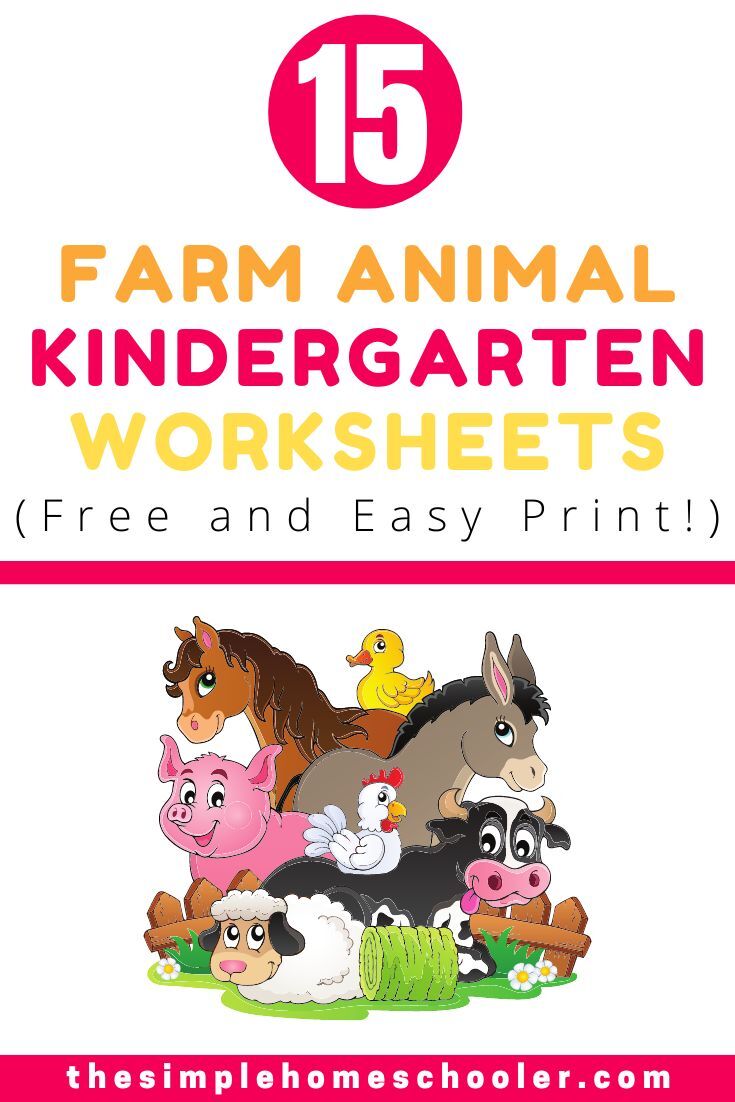 Real Farm Animals Printable