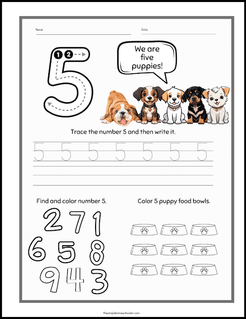 Kindergarten Number Writing Practice Sheets Math Writing, Preschool