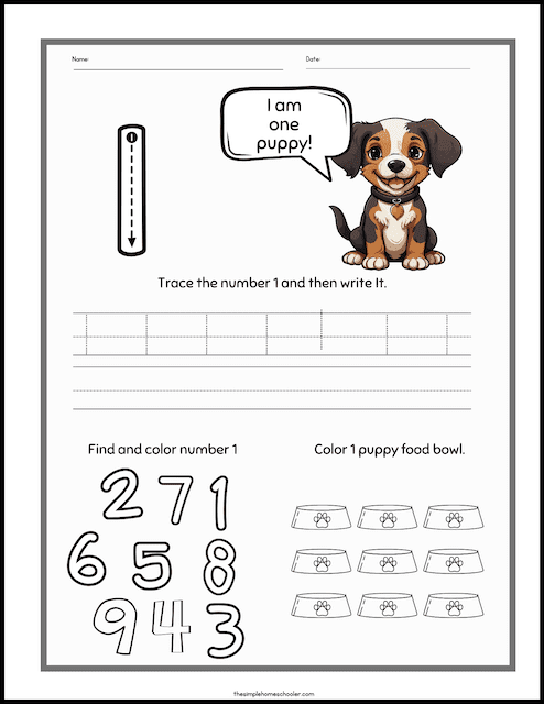 15+ Free Number Writing Worksheets For Kindergarten - The Simple ...