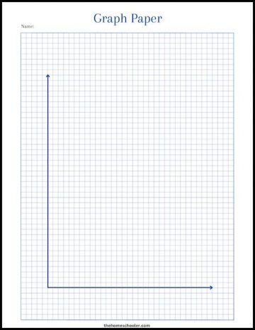 Precise 1 Inch Graph Paper Templates: Free & Printable - The Simple ...