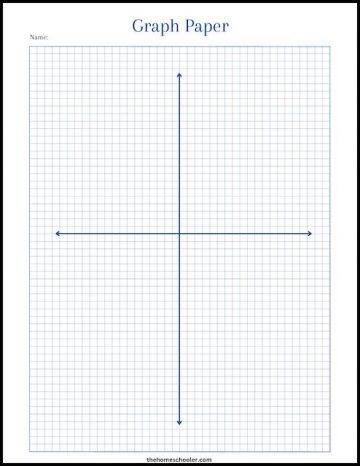 Precise 1 Inch Graph Paper Templates: Free & Printable - The Simple ...