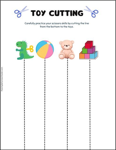 Printable Cutting Worksheets