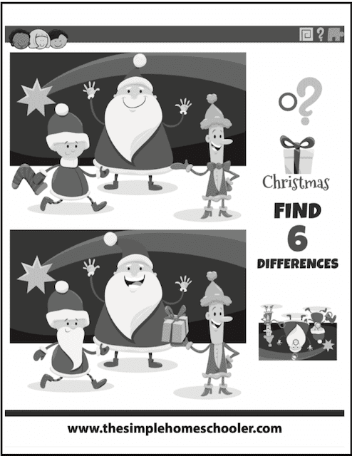 Spot The Difference Easy Printable