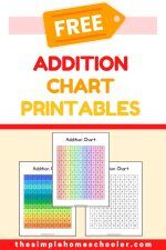 Fun & Free Addition Chart Printables & Activities: Easy Print! - The ...