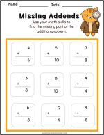 Free & Fun Addition to 10 Worksheet Packet: Easy Print! - The Simple ...