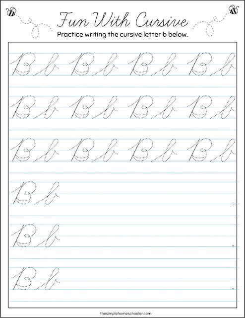 Letter B Handwriting Worksheet Letter Handwriting Practice For