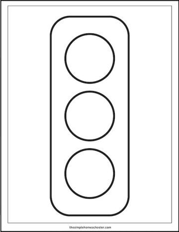 Terrific Traffic Light Coloring Pages: Free & Easy Print! - The Simple ...