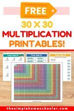 Ultimate 30x30 Multiplication Chart Printables and Worksheets! - The ...