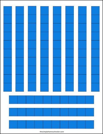 Perfect Printable Base Ten Blocks: Up To Thousands! - The Simple ...