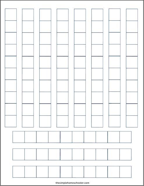 Perfect Printable Base Ten Blocks: Up To Thousands! - The Simple ...