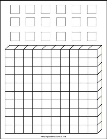 Perfect Printable Base Ten Blocks: Up To Thousands! - The Simple ...