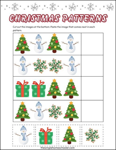 Festive Free Christmas Activity Booklet Printable - The Simple Homeschooler