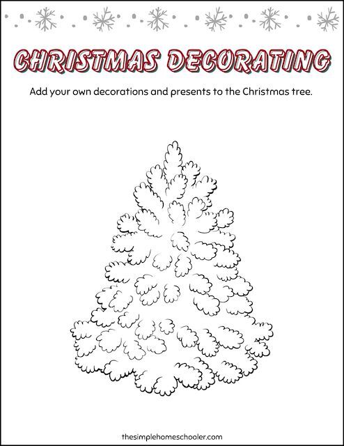 Festive Free Christmas Activity Booklet Printable - The Simple Homeschooler