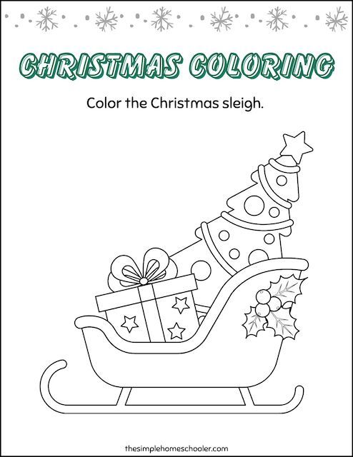 Festive Free Christmas Activity Booklet Printable - The Simple Homeschooler