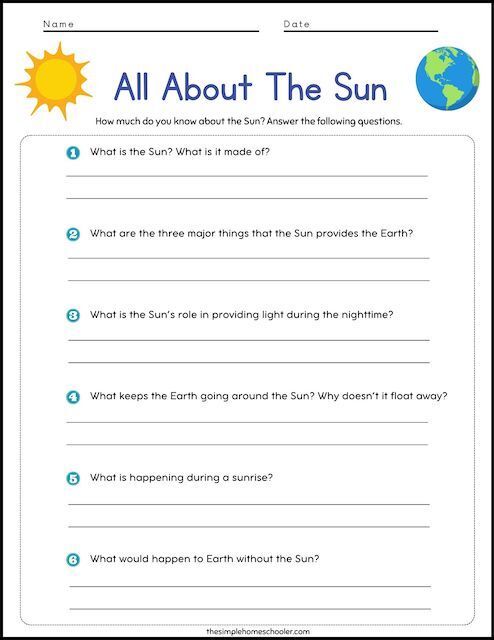 Science Worksheet For Class 3 3rd Grade Science Worksheets Free