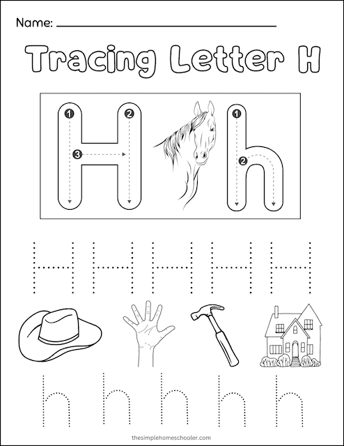 Tracing Worksheets For Kids