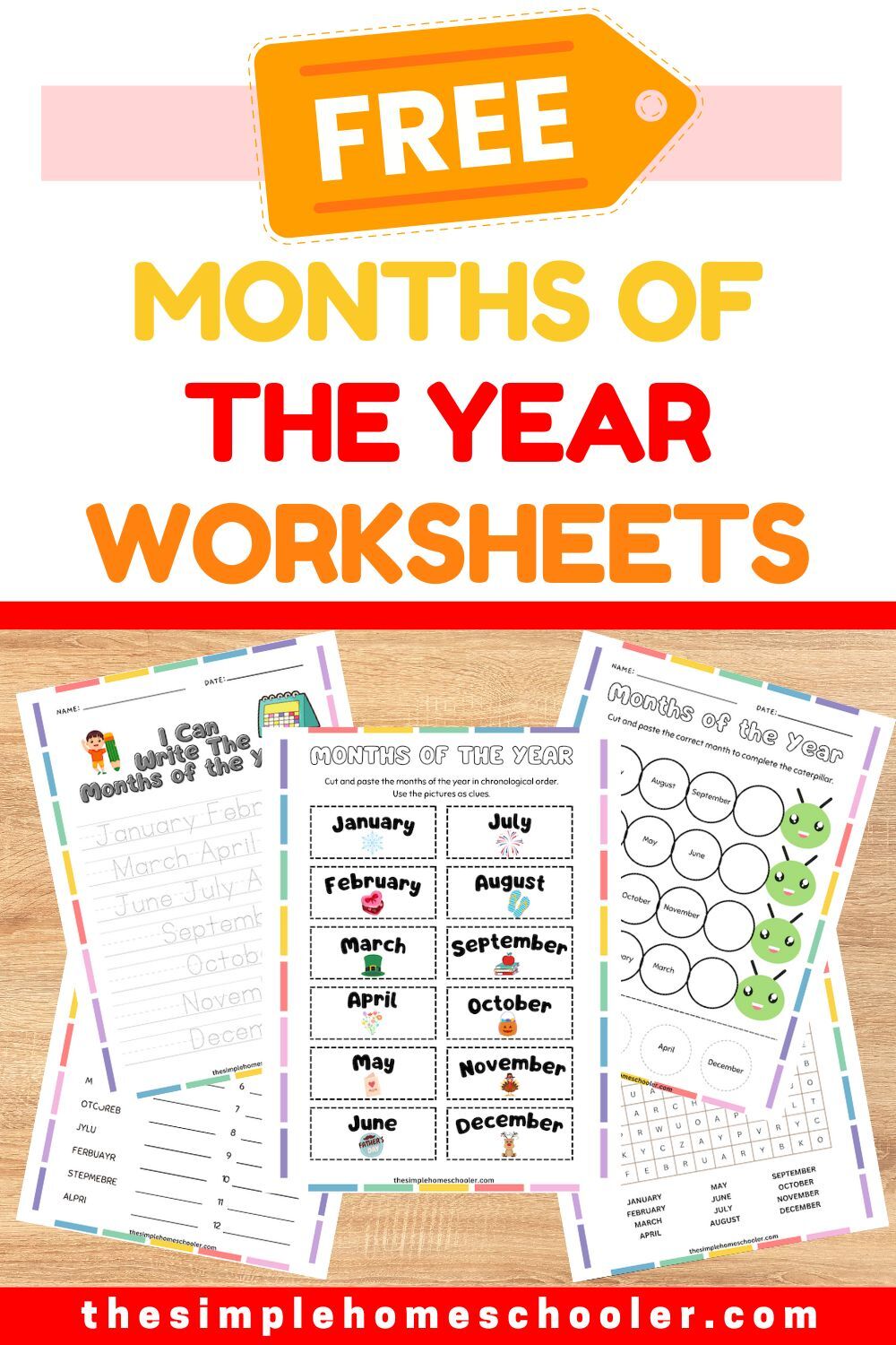 Months Of The Year In Order List